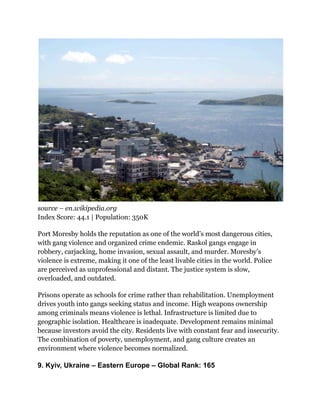 Inside the Least Livable Cities in the World_ Daily Life Where Basics ...