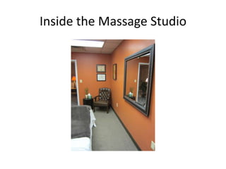 Inside the massage studio slideshow | PPTX