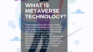 Inside the Metaverse: Understanding the Technical Foundations of the ...
