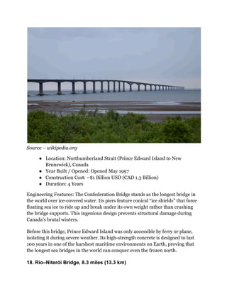 Inside the Top 20 Longest Sea Bridges in the World and the Calculations ...