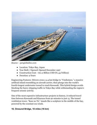 Inside the Top 20 Longest Sea Bridges in the World and the Calculations ...