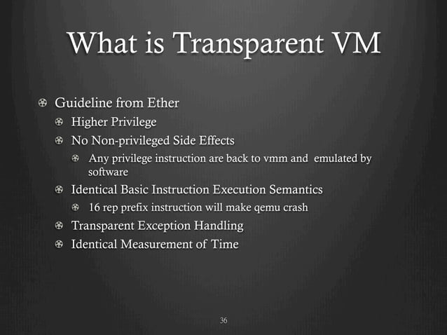 Inside the Matrix,How to Build Transparent Sandbox for Malware Analysis | PPT