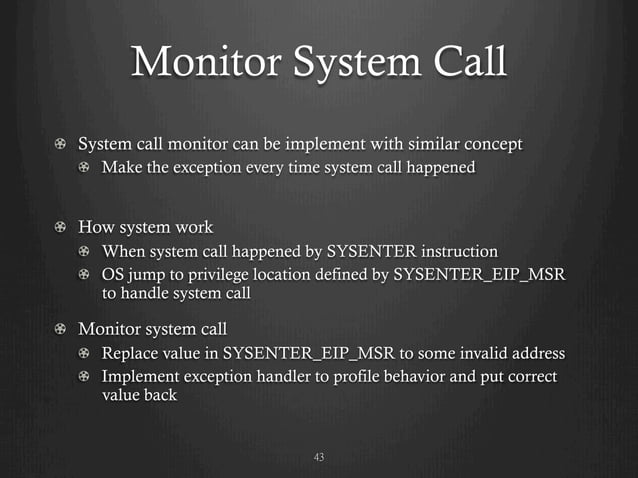 Inside the Matrix,How to Build Transparent Sandbox for Malware Analysis | PPT