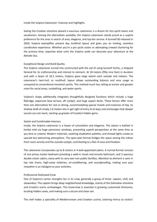 Inside the Vulpino Catamaran：Features and Highlights.docx