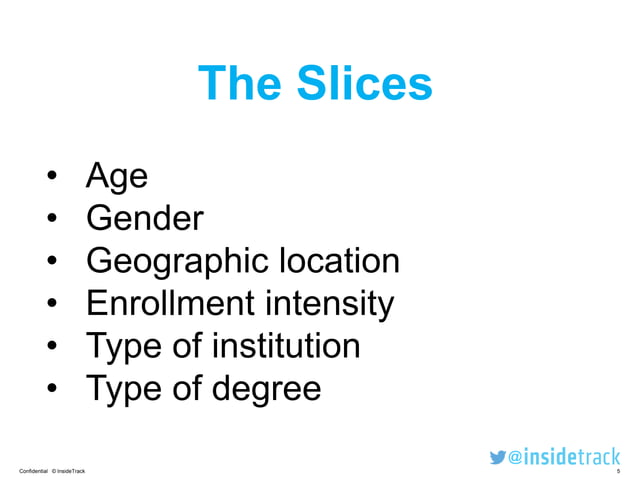 InsideTrack: Non-first-time student enrollment patterns | PPT