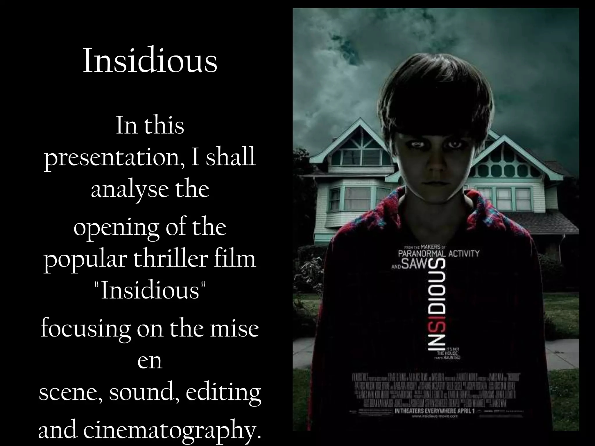 Insidious - Title Sequence | PPTX
