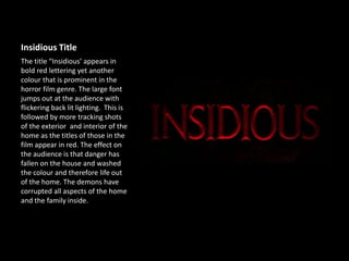 Insidious | PPTX