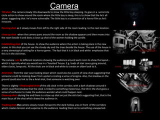 Insidious title sequence analysis | PPT