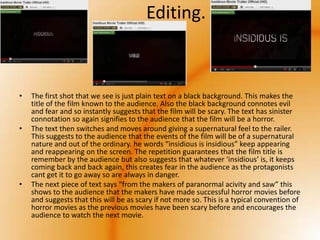 Insidious conventionsuyryfy | PPTX