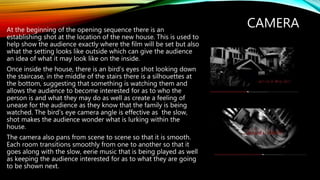 Insidious opening sequence analysis | PPTX