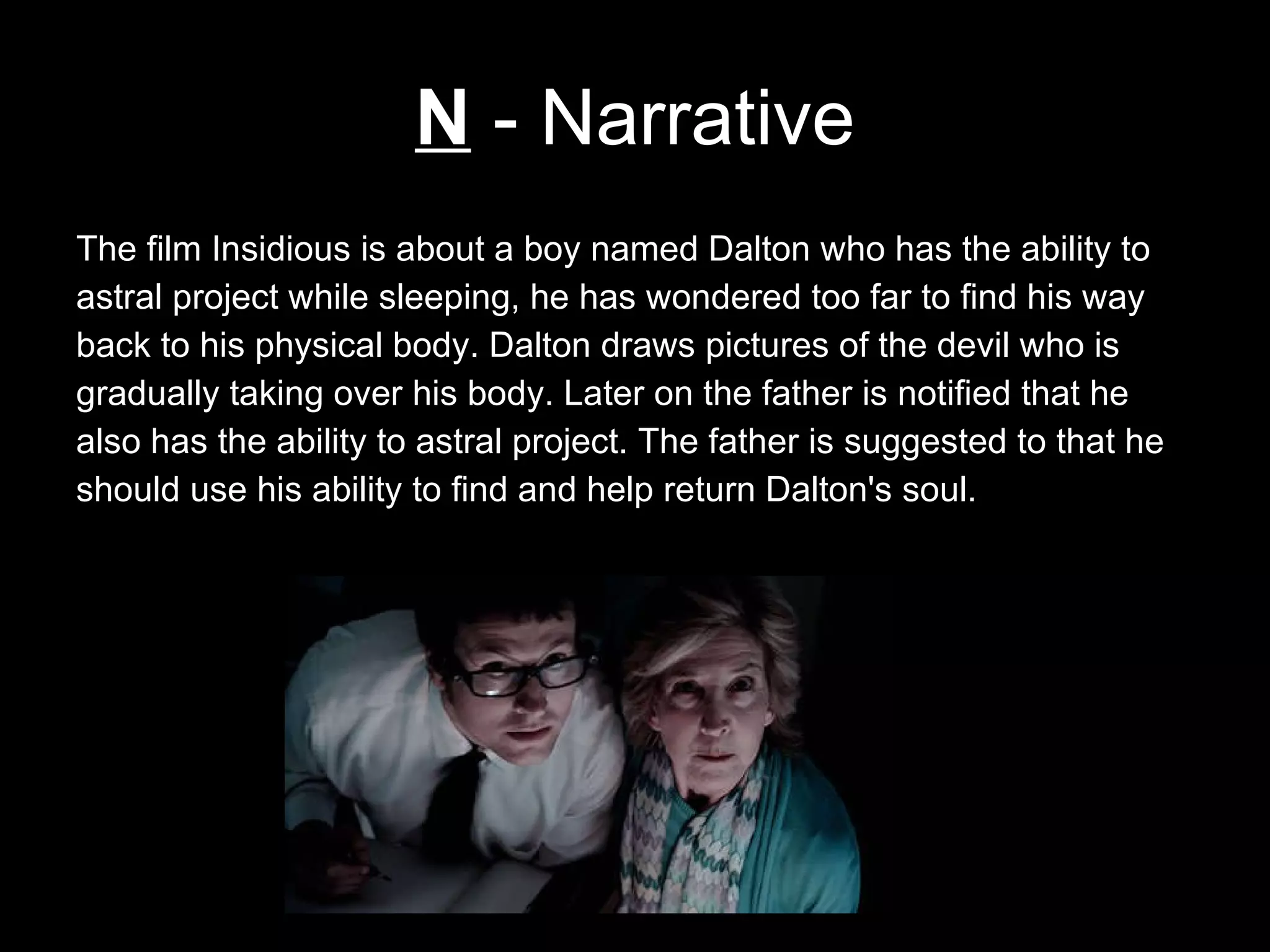 'Insidious' Presentation | PPT