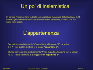 Insiemi | PPT