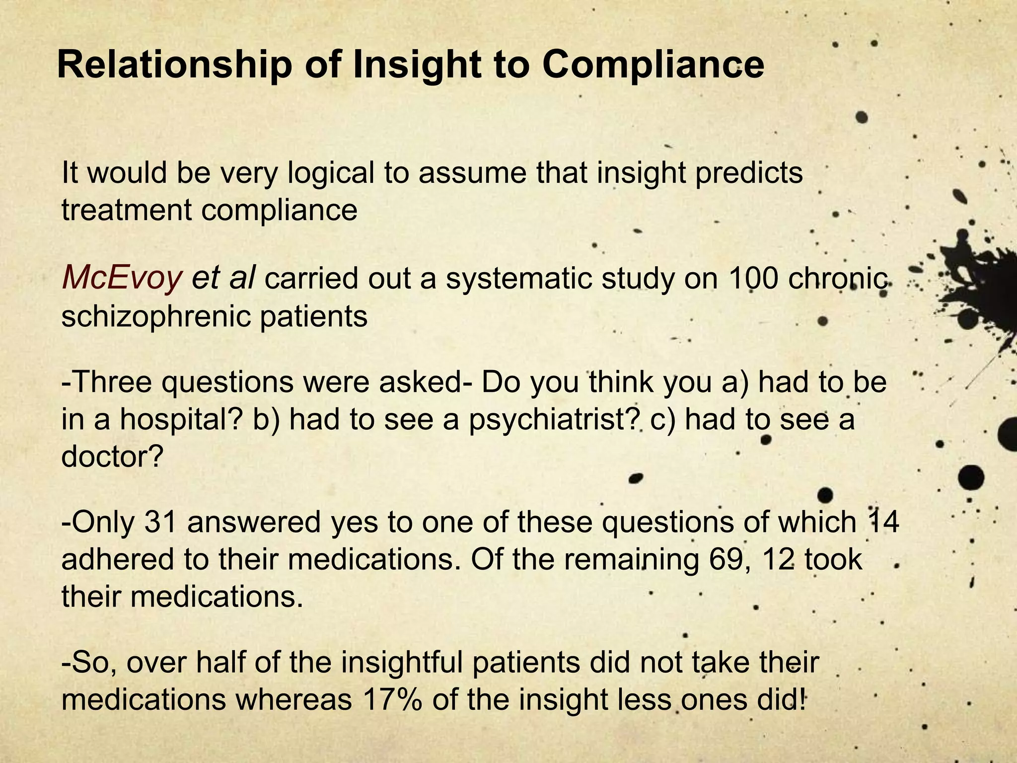 Insight - Psychiatry | PPTX