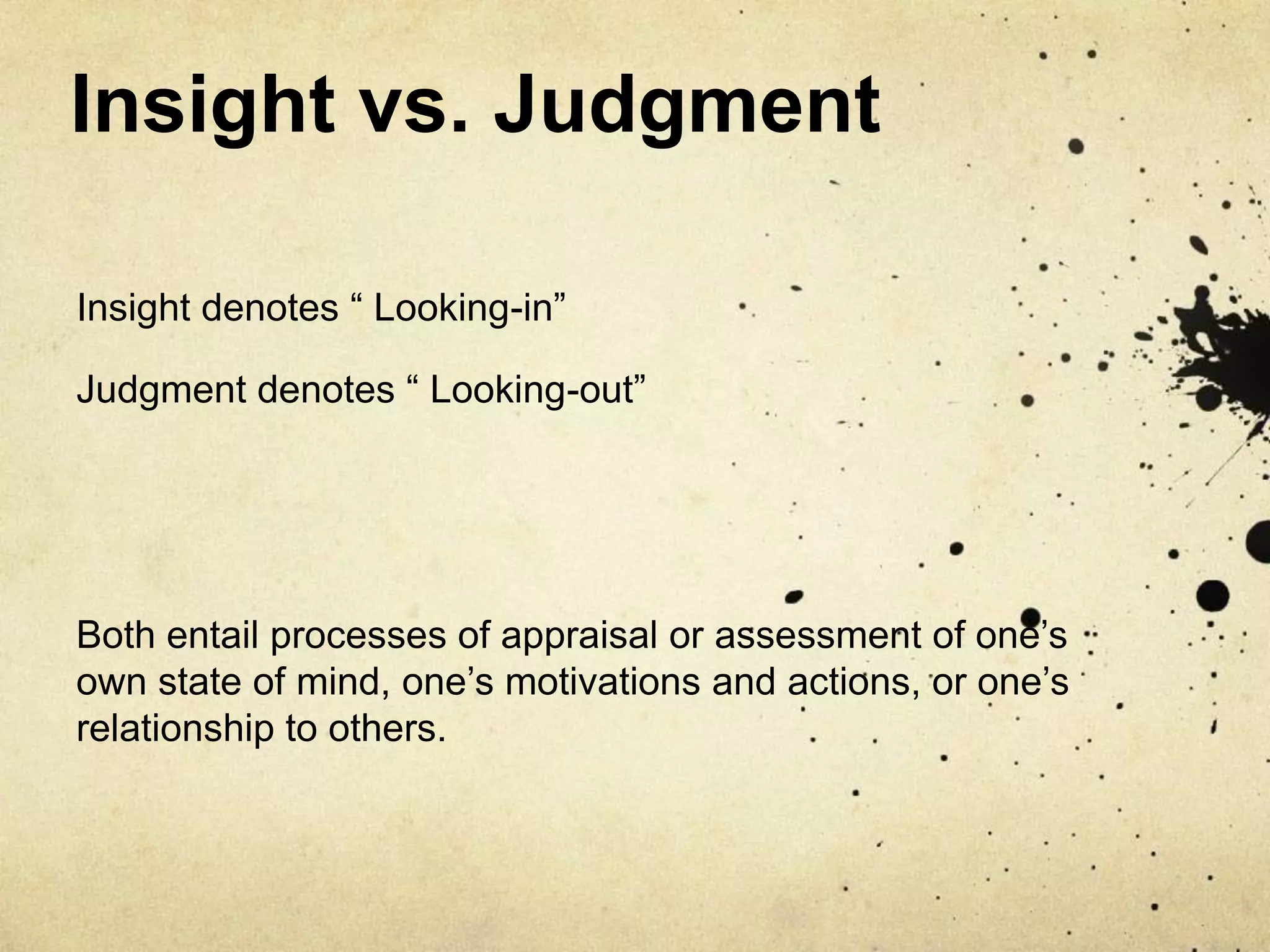 Insight - Psychiatry | PPTX
