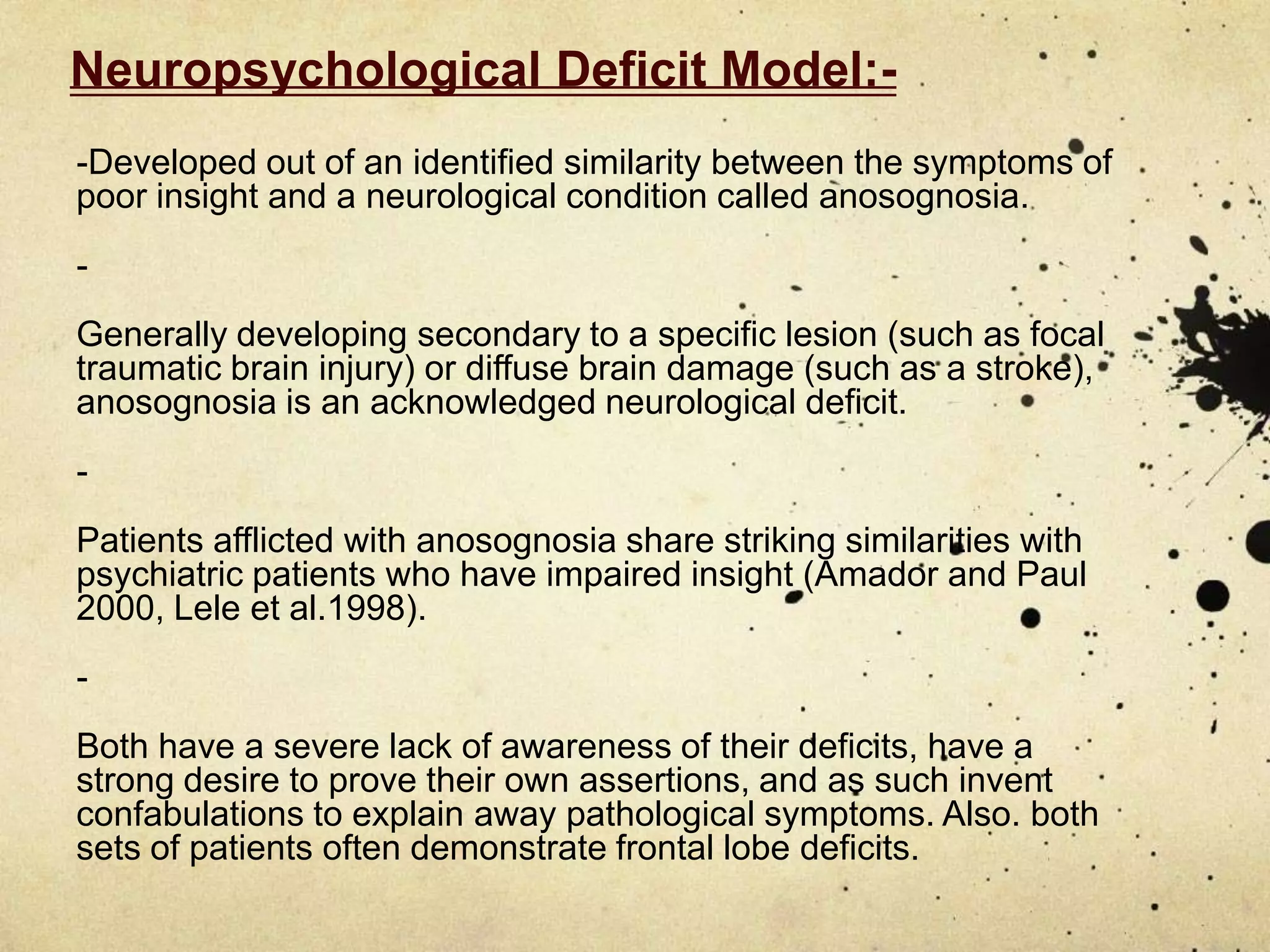 Insight - Psychiatry | PPTX