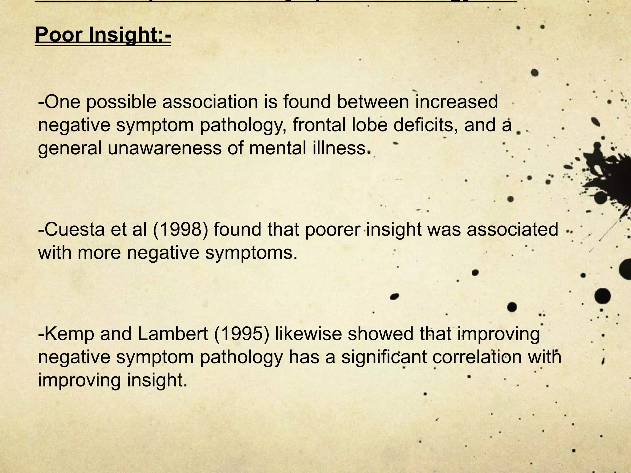Insight - Psychiatry | PPTX