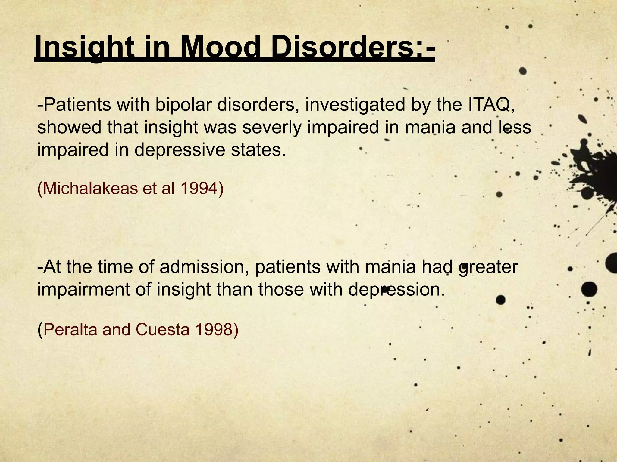 Insight - Psychiatry | PPTX
