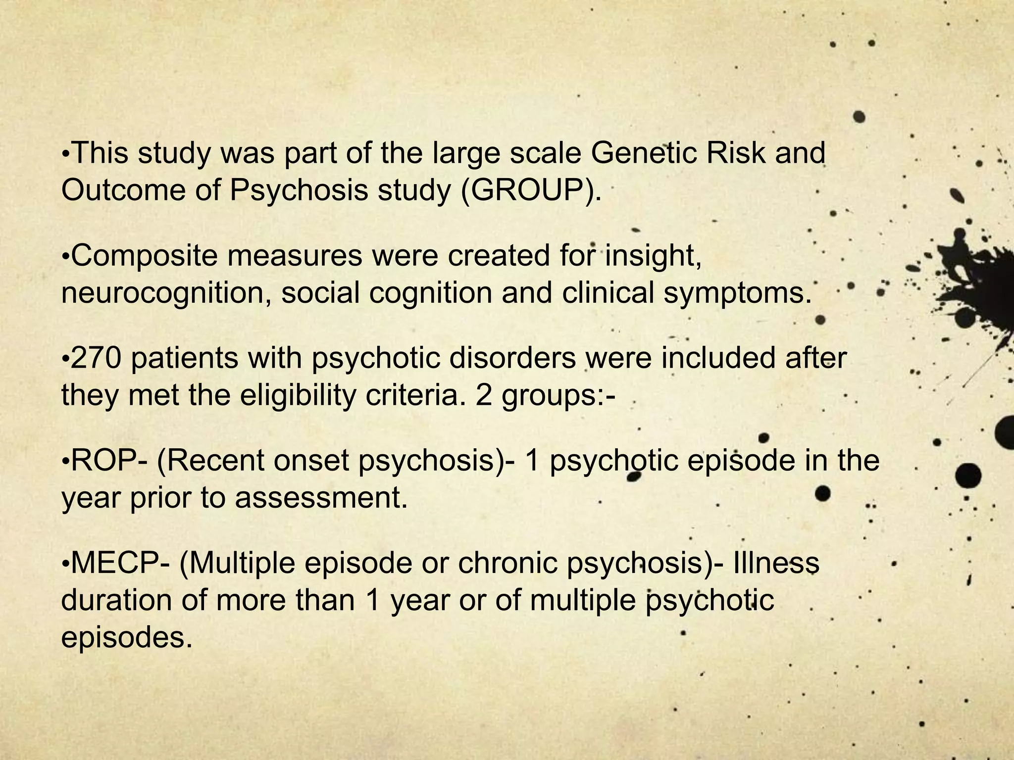 Insight - Psychiatry | PPTX