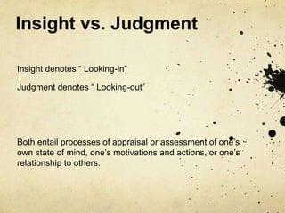Insight - Psychiatry | PPTX