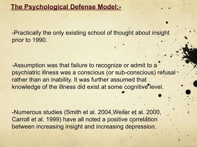 Insight - Psychiatry | PPTX