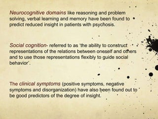 Insight - Psychiatry | PPTX