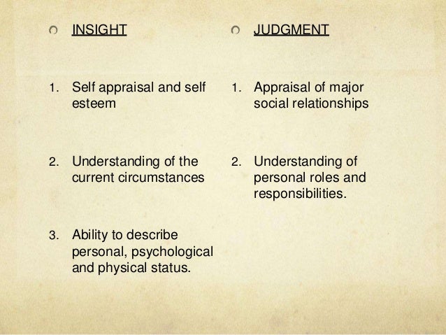 Insight - Psychiatry