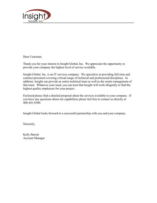 Insight Global Proposal | DOC