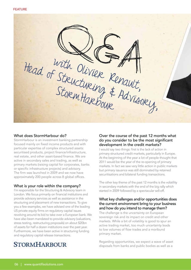 INsight - Quantifi Newsletter issue 03 | PDF