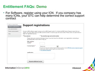 IBM Insight - Smarter Support Tips - Entitlement | PPT