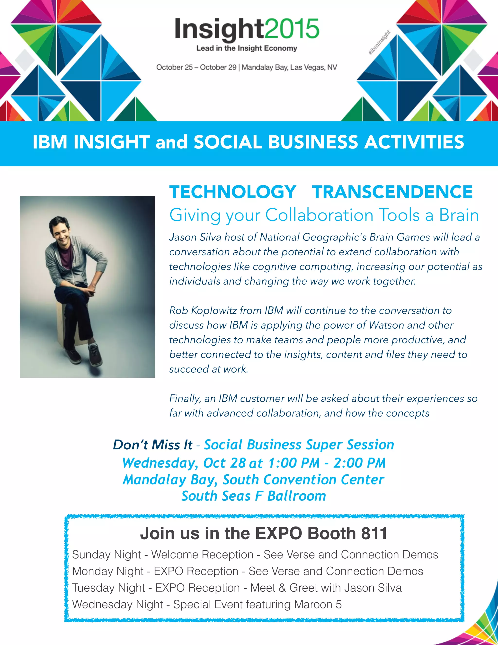 IBM Insight 2015 - Social Business Flyer | PDF