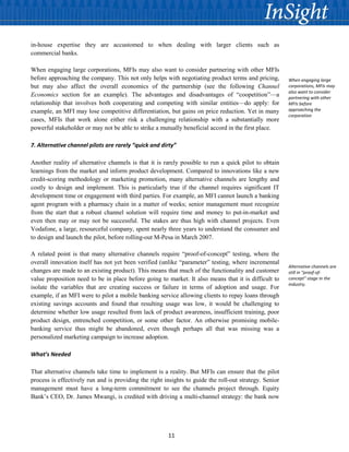 Accelerating Financial Inclusion Through Innovative Channels (Dec 2009 ...