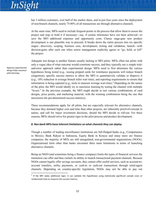 Accelerating Financial Inclusion Through Innovative Channels (Dec 2009 ...