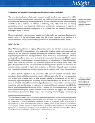 Accelerating Financial Inclusion Through Innovative Channels (Dec 2009 ...