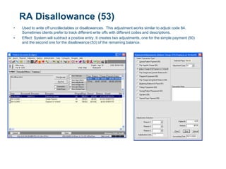 Insight adjustment codes | PPSX