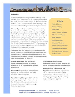 Insight Brochure | PDF