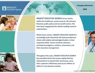 Insight Company Brochure | PDF