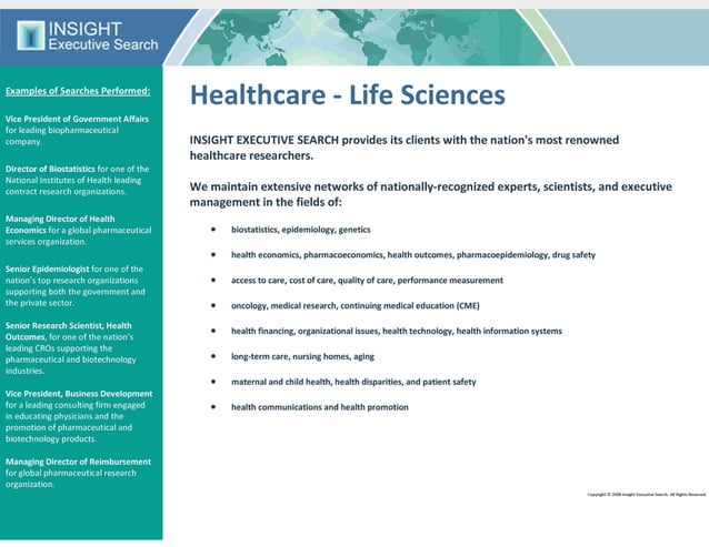 Insight Company Brochure | PDF