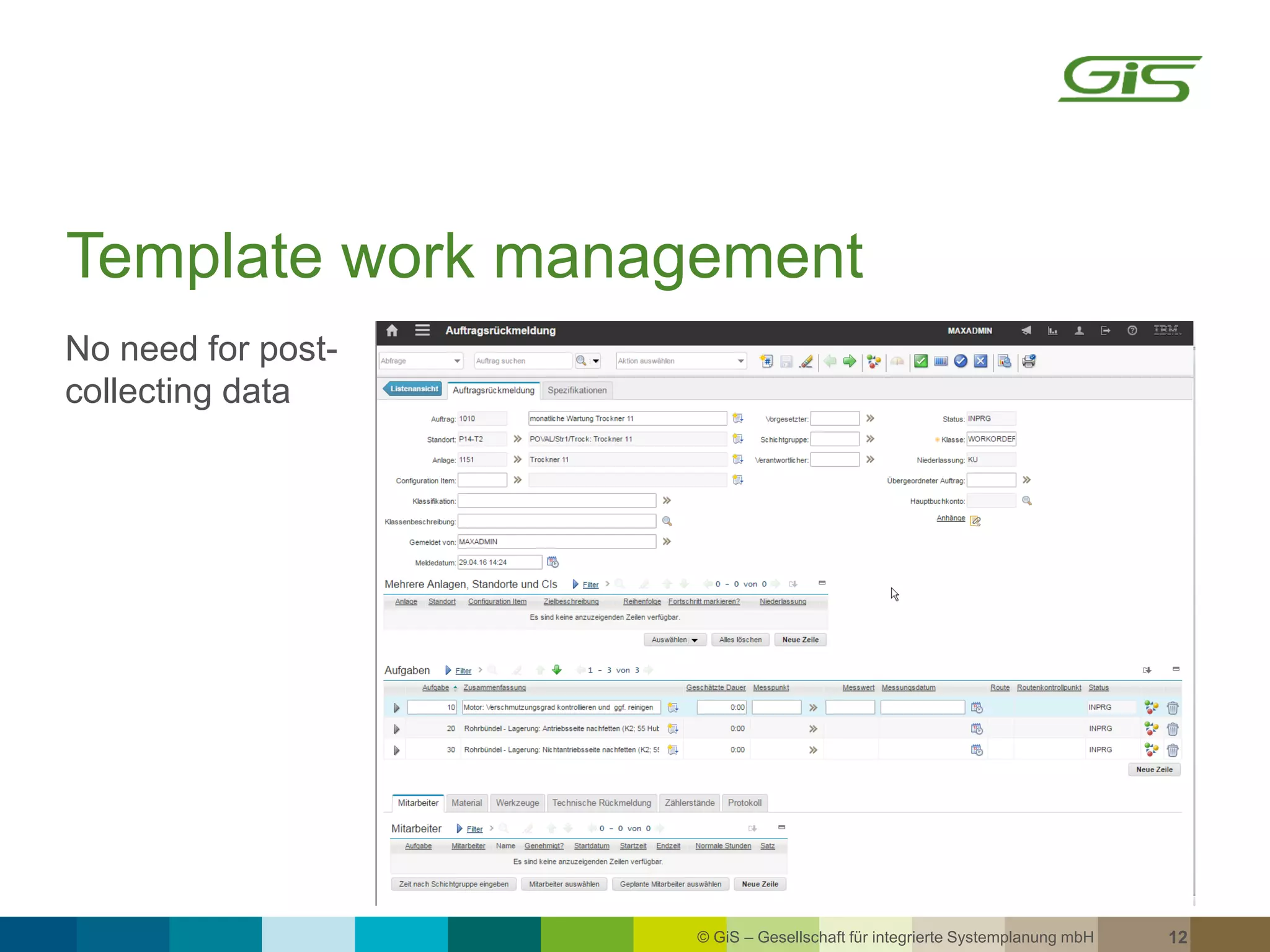 Insight Control Panel for SAP PM, IBM Maximo and Infor EAM | PPT