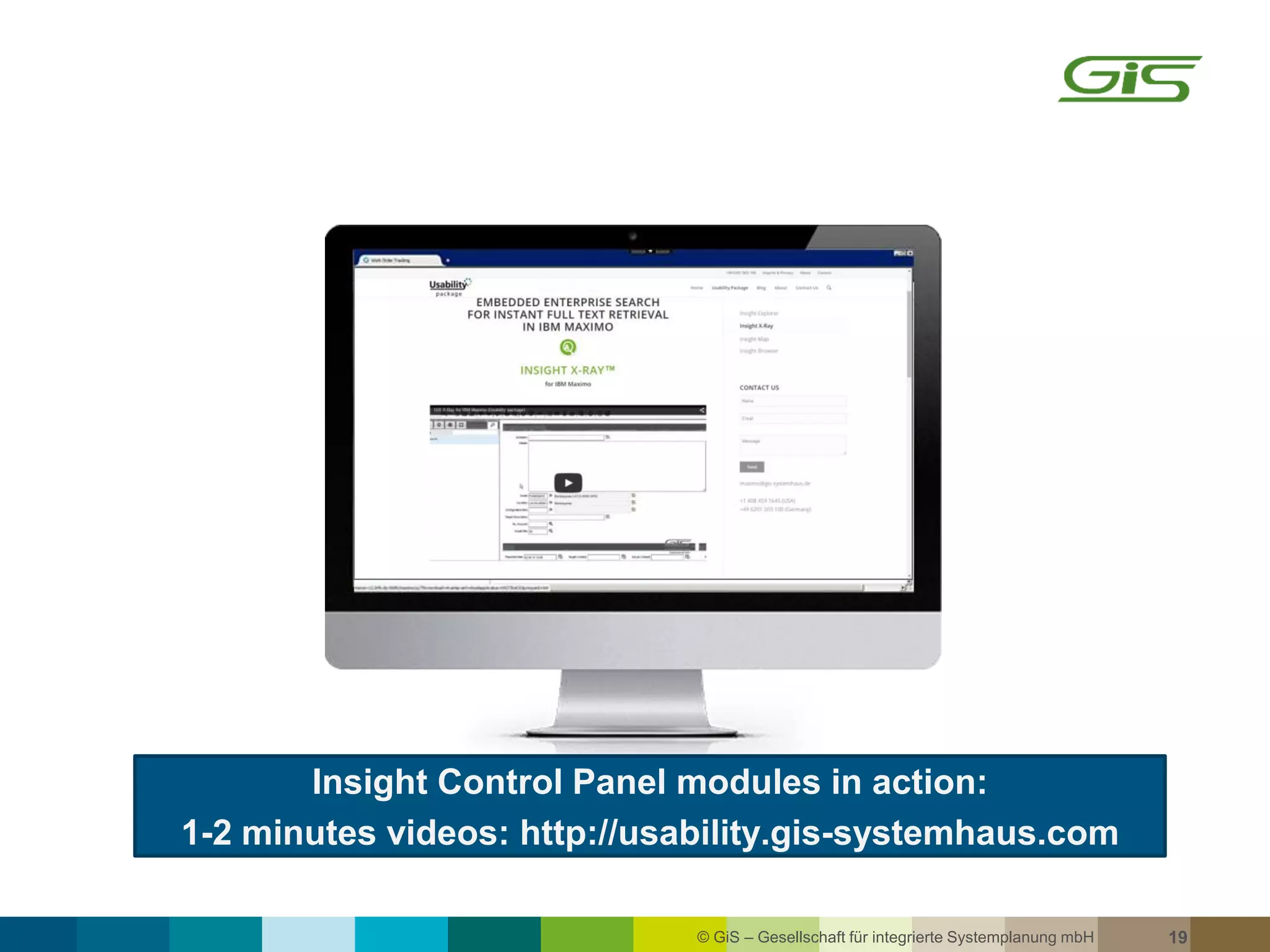 Insight Control Panel for SAP PM, IBM Maximo and Infor EAM | PPT