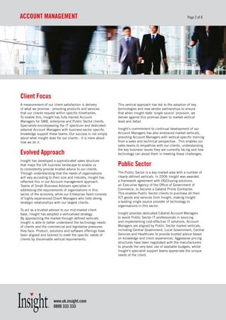 Insight Corporate Brochure | PDF
