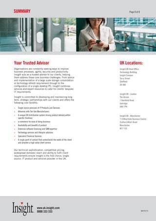 Insight Corporate Brochure | PDF