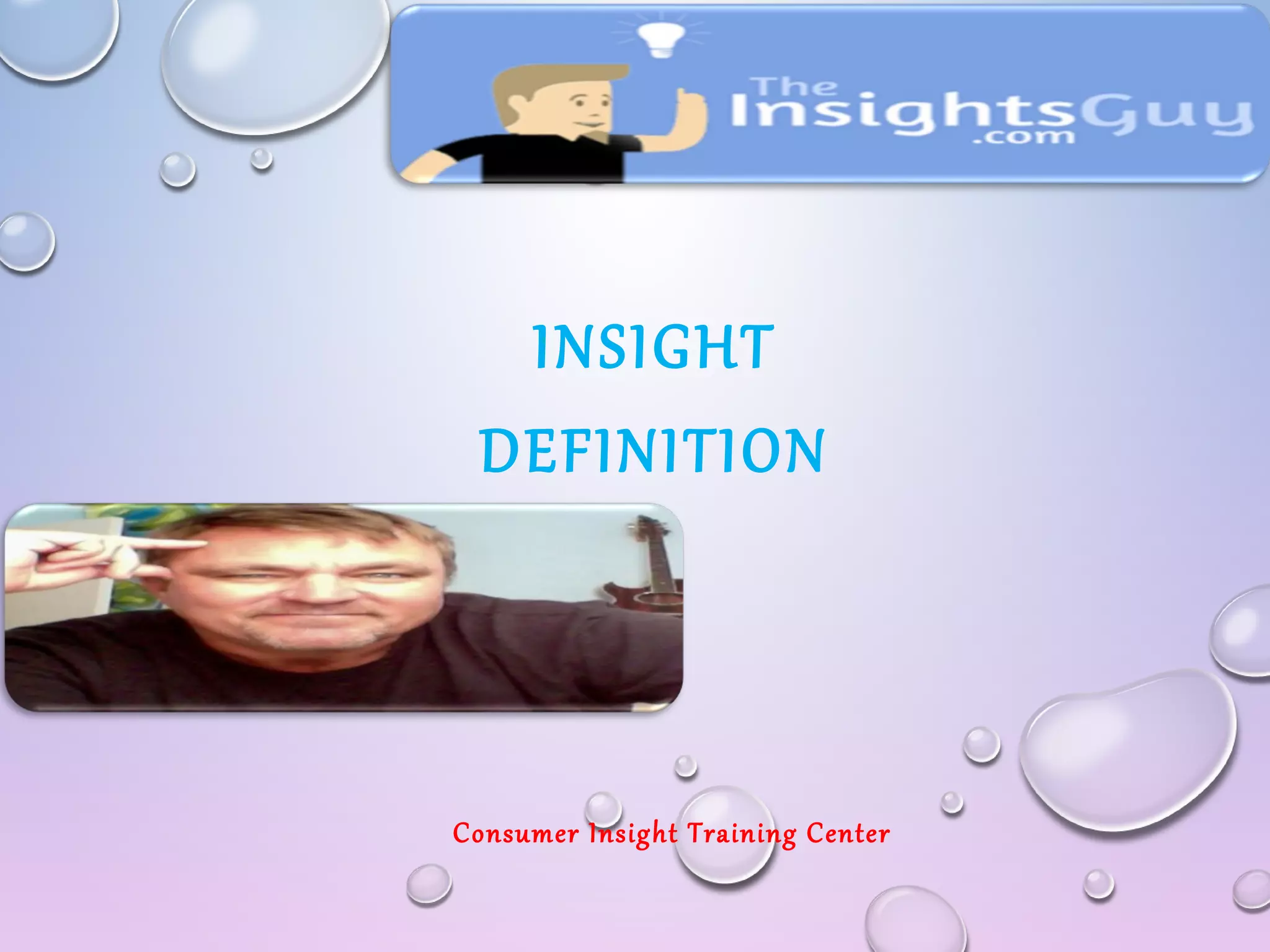 Insight Definition | PPT