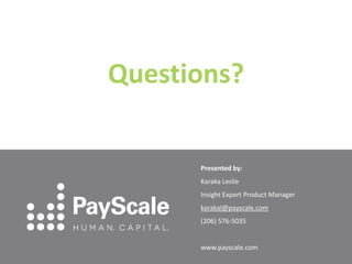 Get Pay Right with PayScale Insight Expert | PPTX