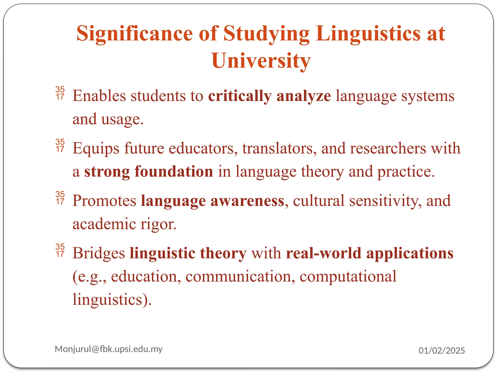 Insight for Teaching English Linguistics in the classroom .pptx