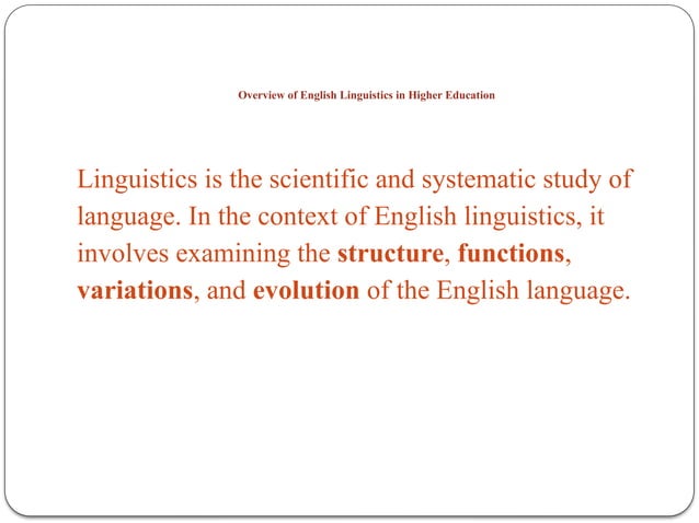 Insight for Teaching English Linguistics in the classroom .pptx