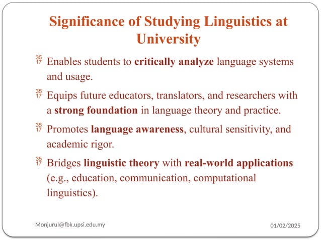 Insight for Teaching English Linguistics in the classroom .pptx