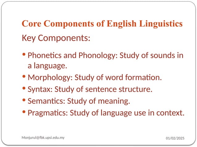 Insight for Teaching English Linguistics in the classroom .pptx