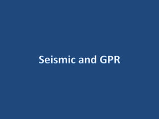 Insight for the future development of seismology | PPTX