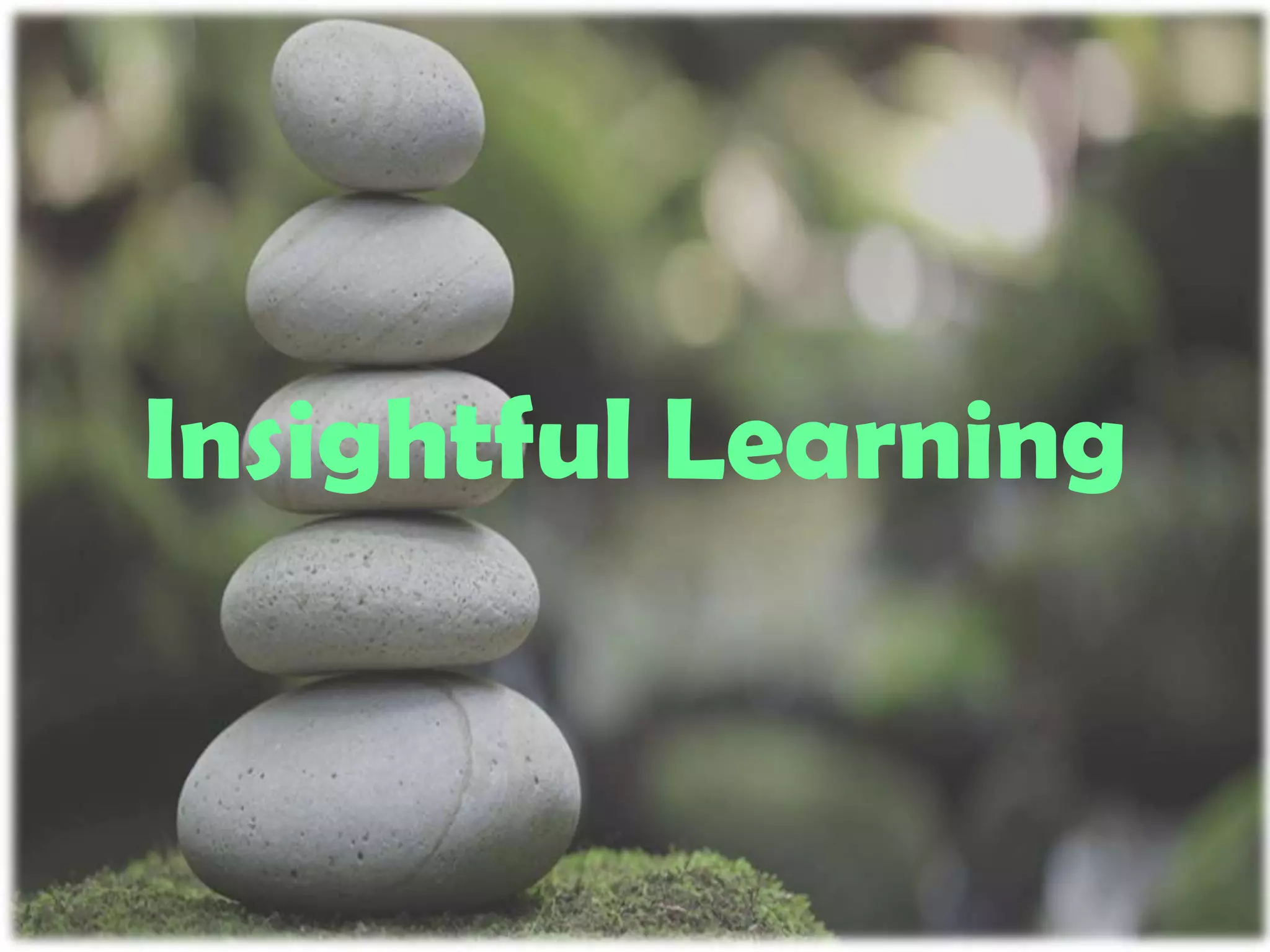 Insightful learning | PPTX