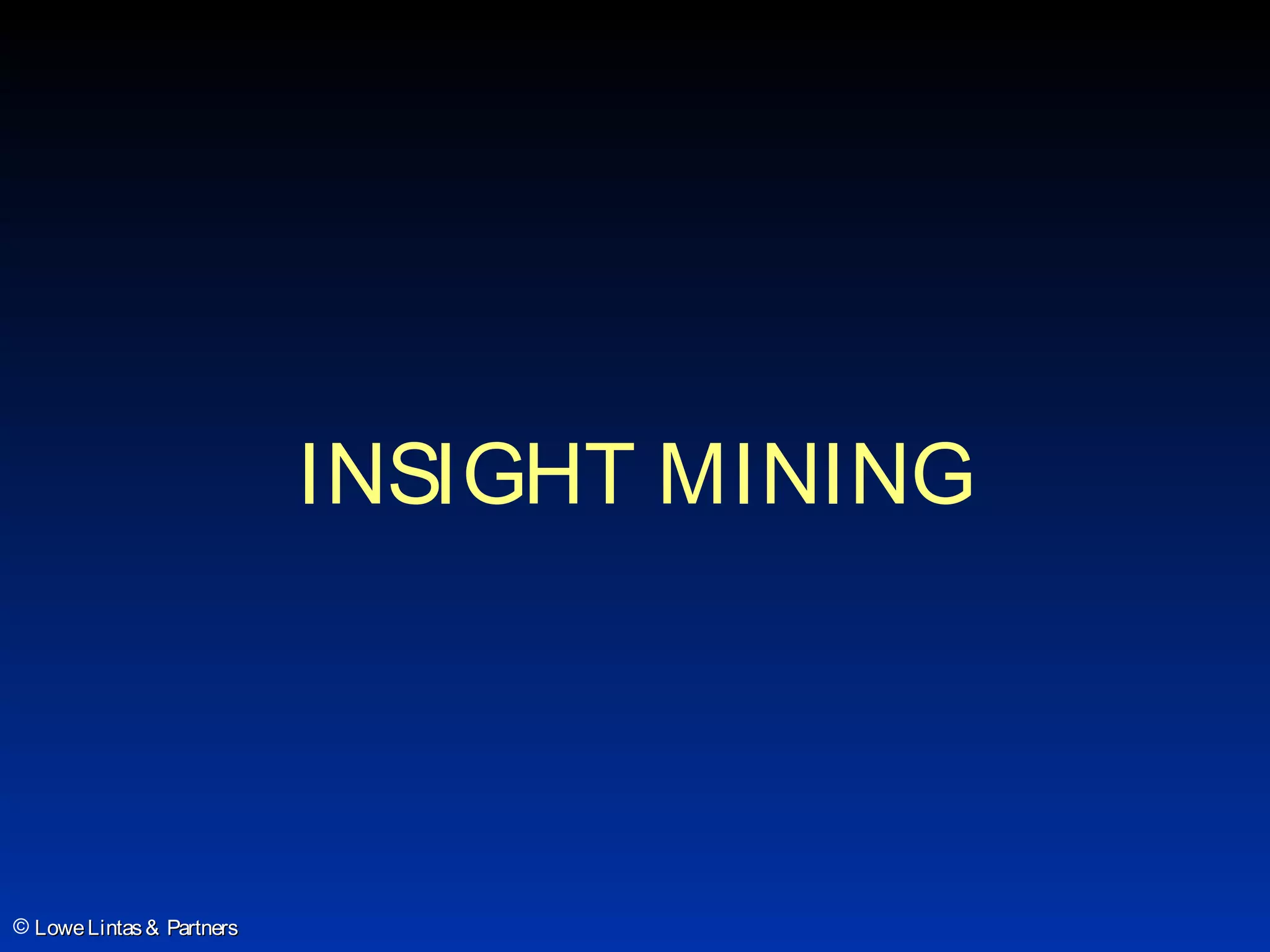 Insight mining | PPT